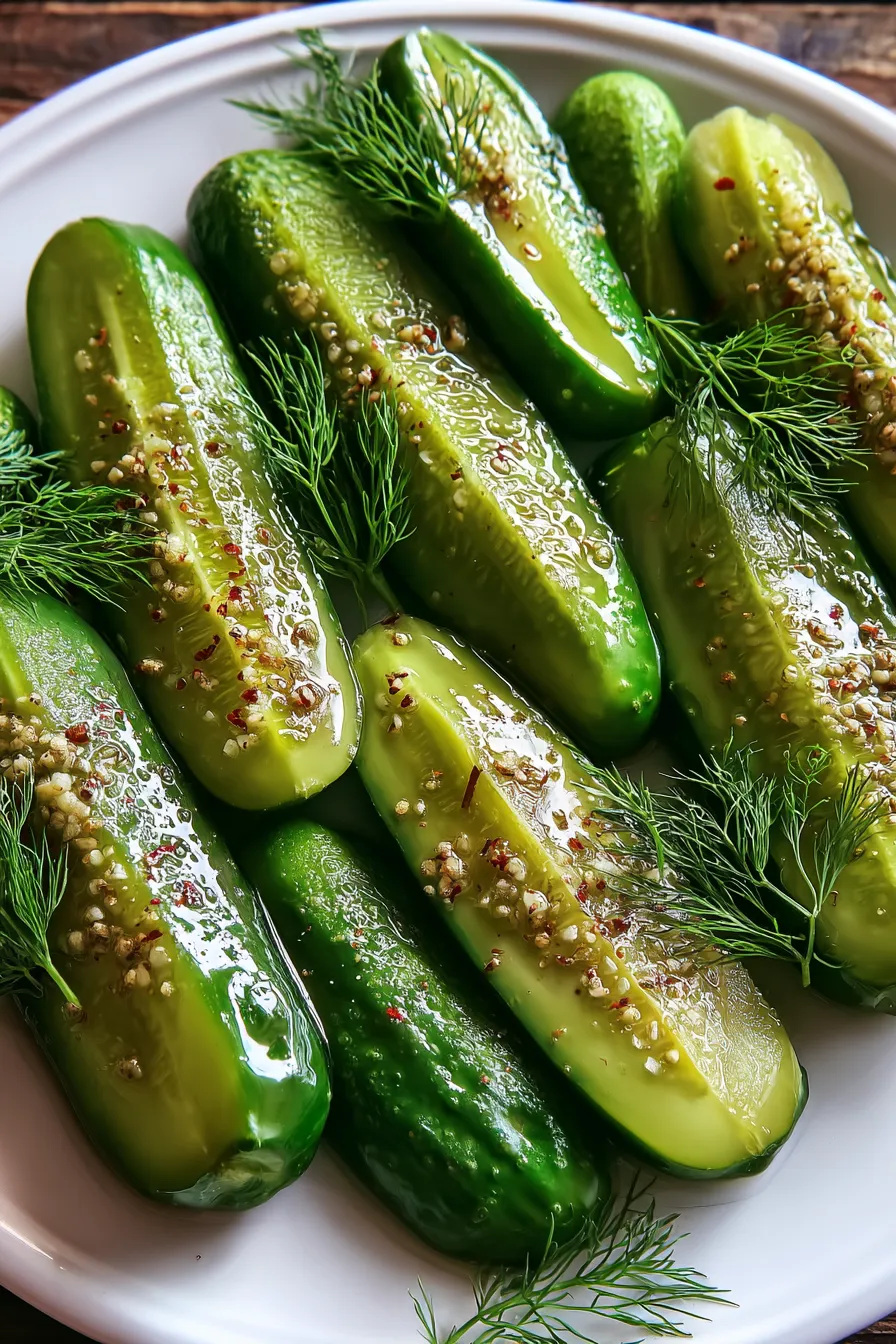 Crisp Homemade Dill Pickles – Cooking By Julia