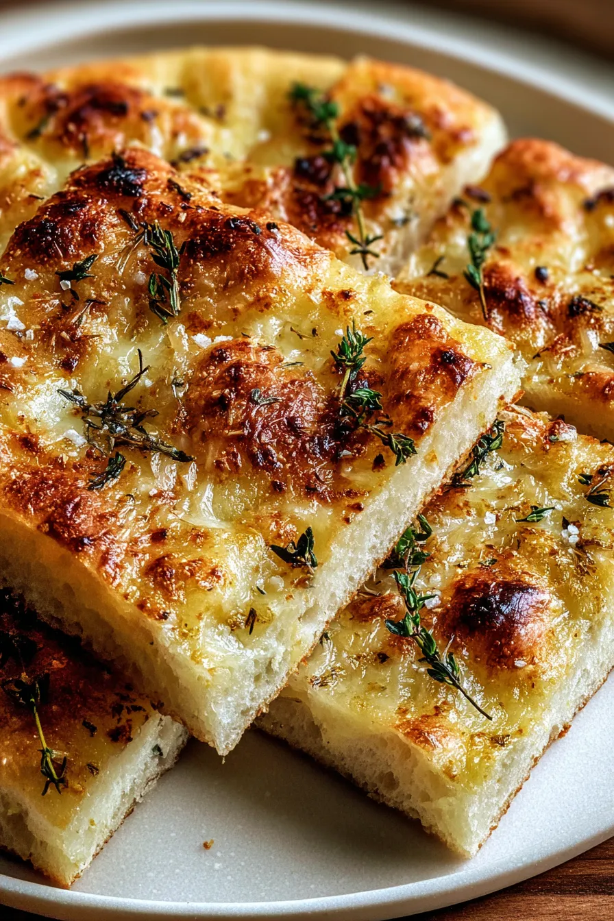 Gruyère & Thyme Fall Focaccia – Cooking By Julia