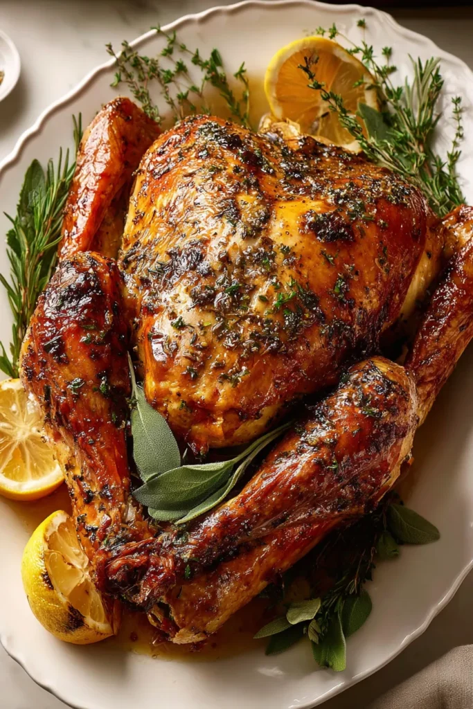 Herb-Roasted Juicy Thanksgiving Turkey – Cooking By Julia