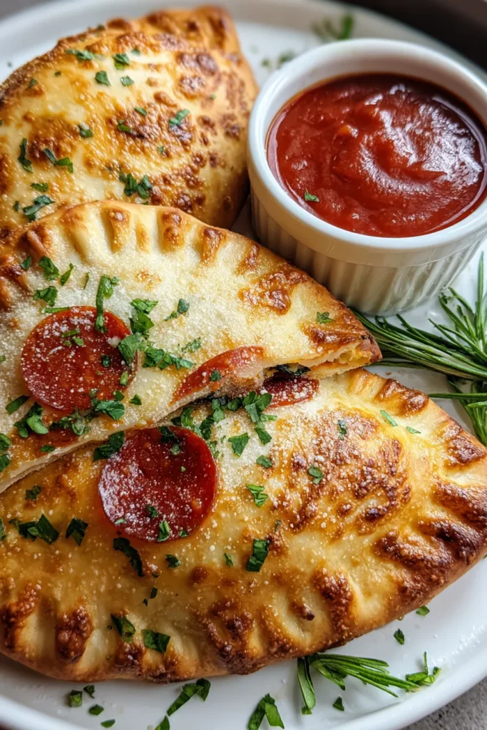 Air Fryer Calzones – Cooking By Julia