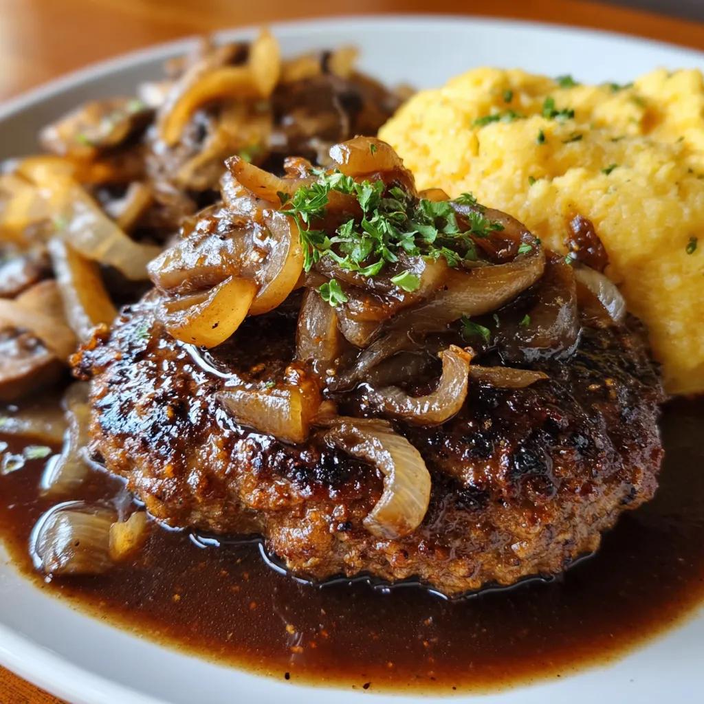 Southern Style Hamburger Steak – Cooking By Julia