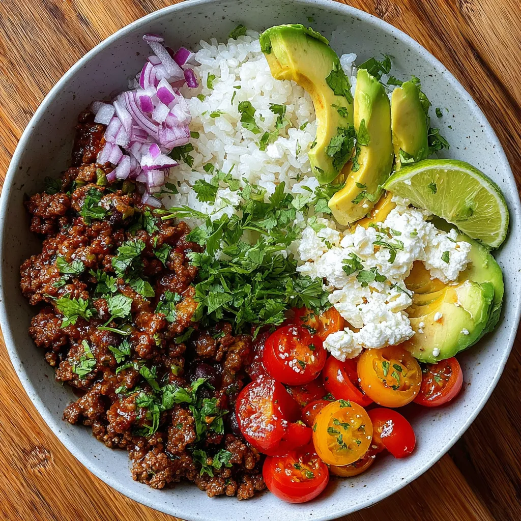 Ground Beef Power Bowl with Avocado & Cottage Cheese – Cooking By Julia